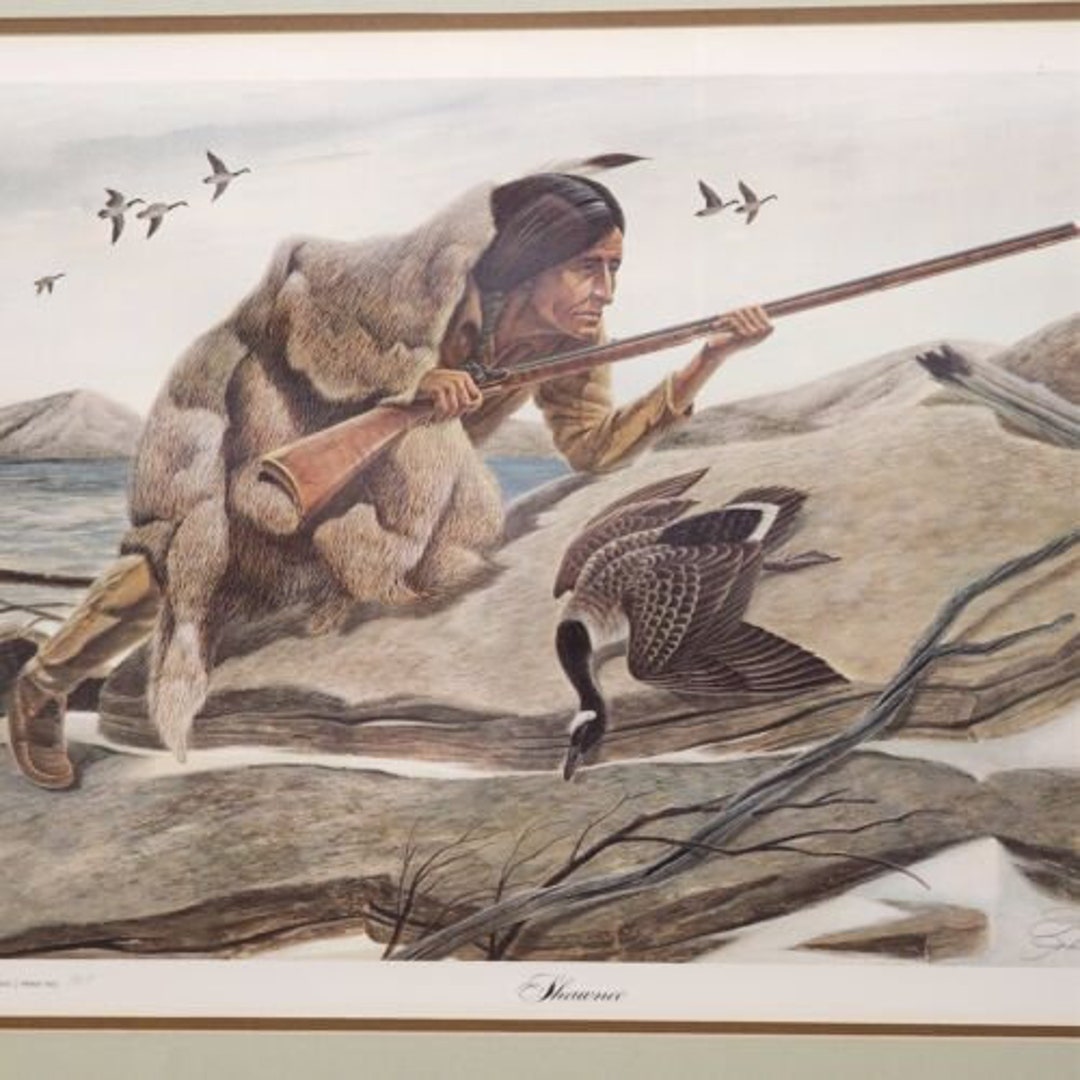 John A Ruthven SHAWNEE Lithography Signed Numbered Framed Limited ...