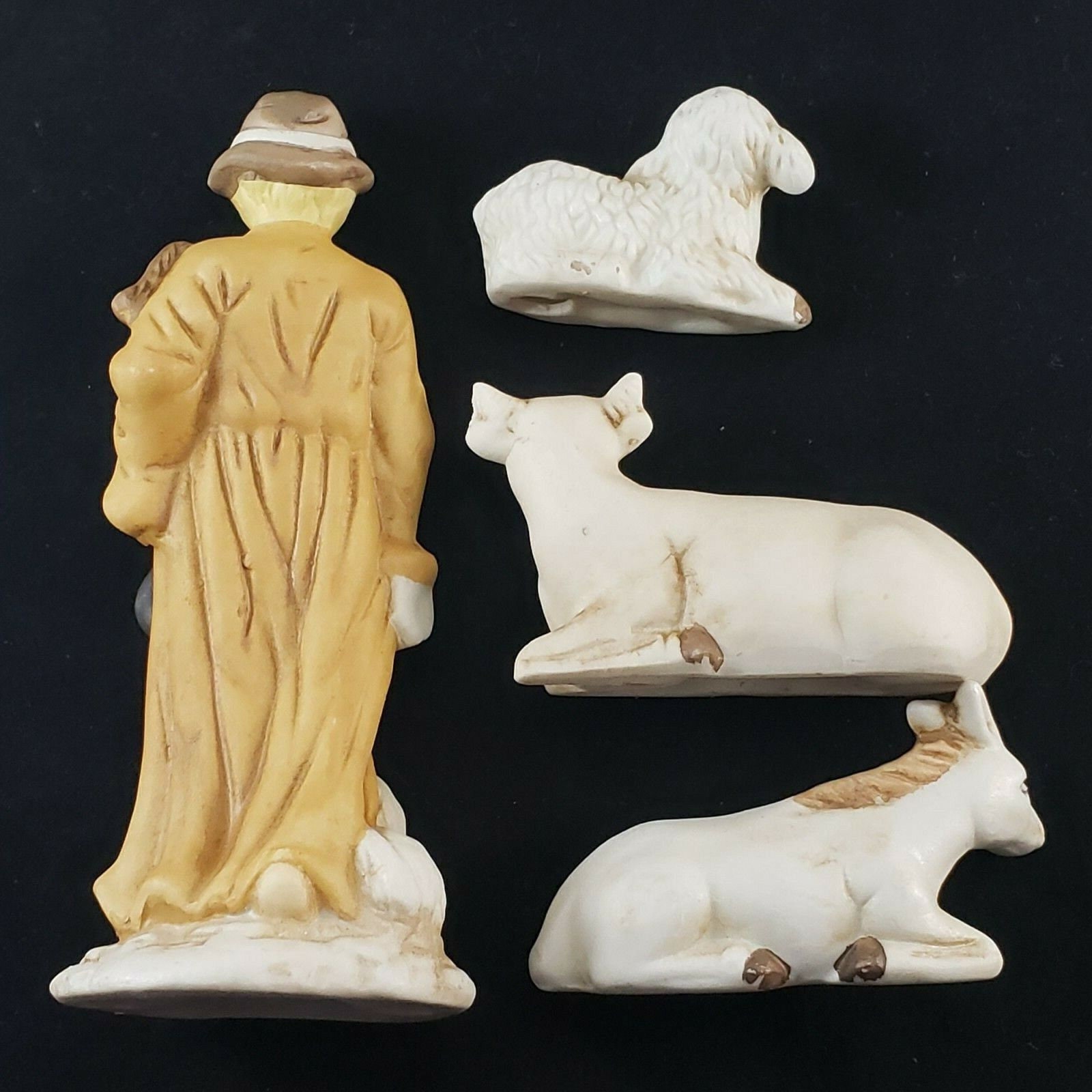 10 Piece Nativity Set Plus Large 24 L Wooden Stable 6-1/2 Figures ...