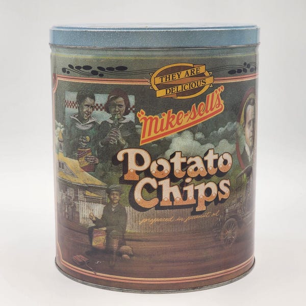 Potato Chip Tins - Etsy