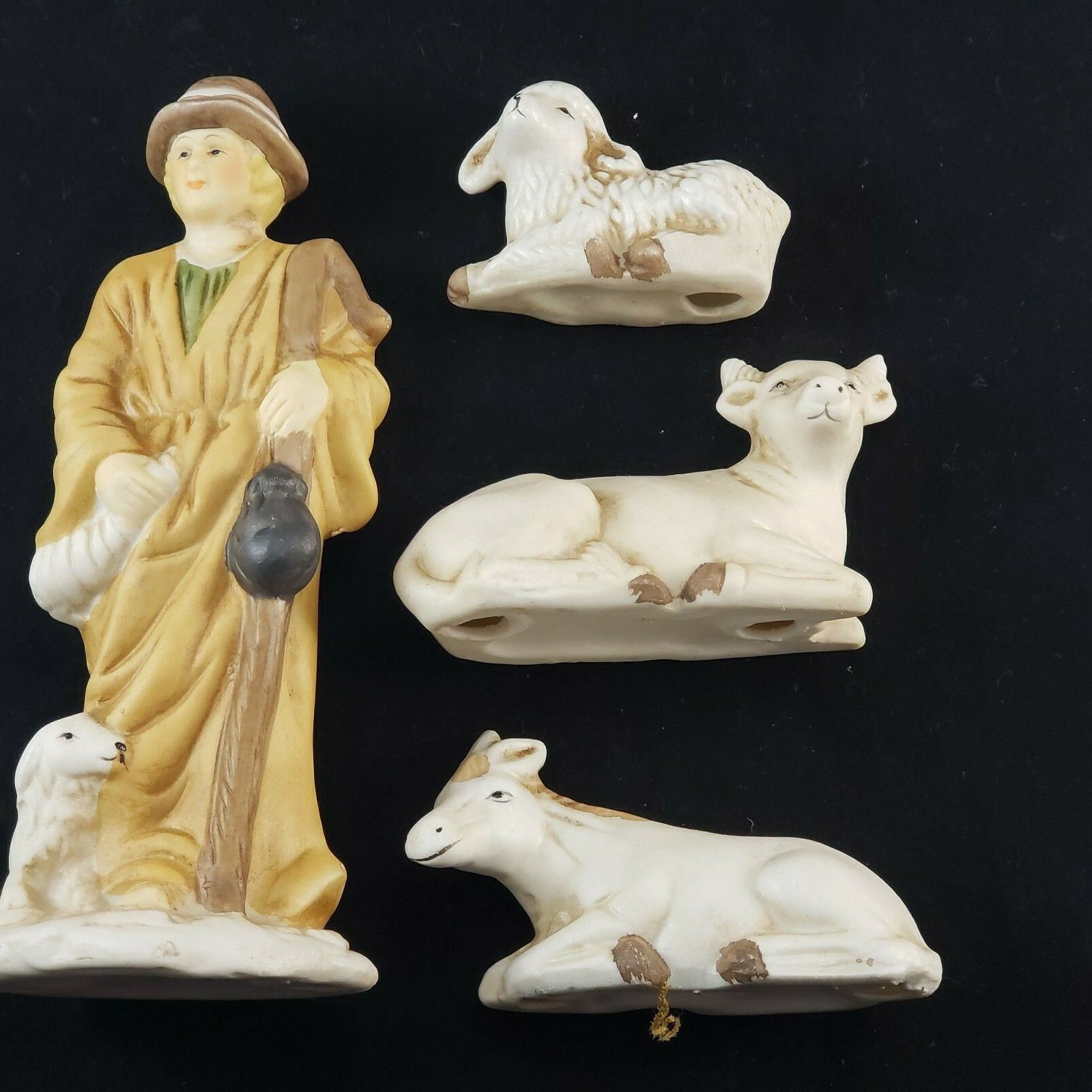 10 Piece Nativity Set Plus Large 24 L Wooden Stable 6-1/2 Figures ...