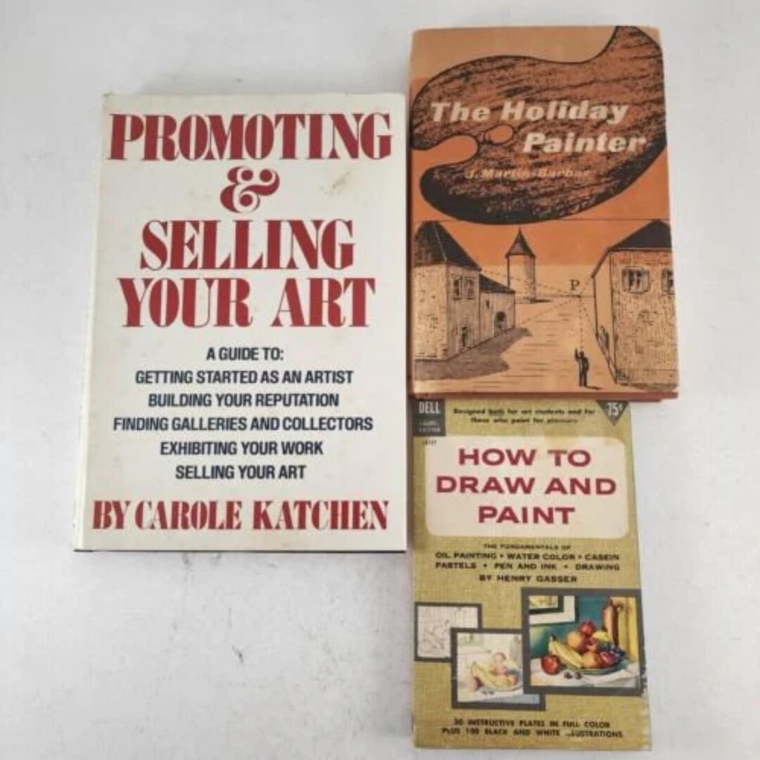 Vintage Art Instruction Books: Drawing, Painting & Selling Techniques ...