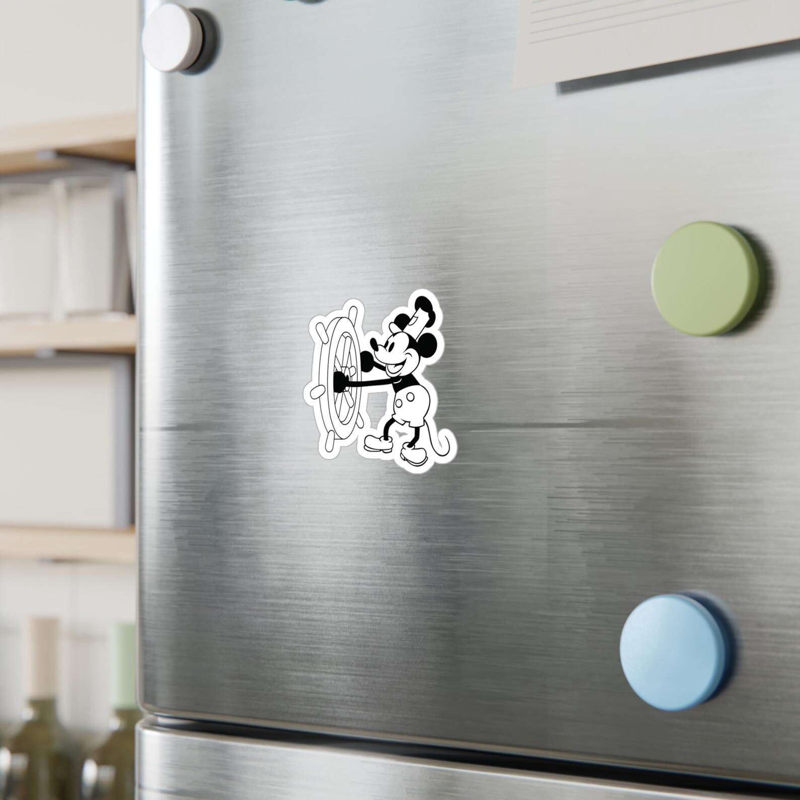 Steamboat Willie Waterproof Sticker/decal - High-quality White Vinyl ...