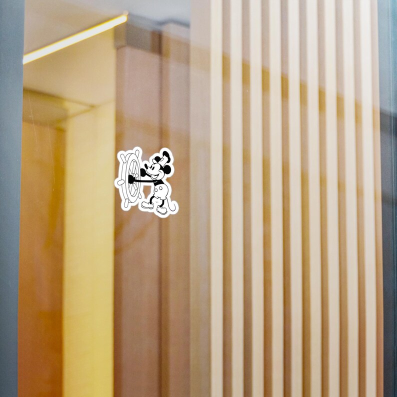 Steamboat Willie Waterproof Sticker/decal - High-quality White Vinyl ...