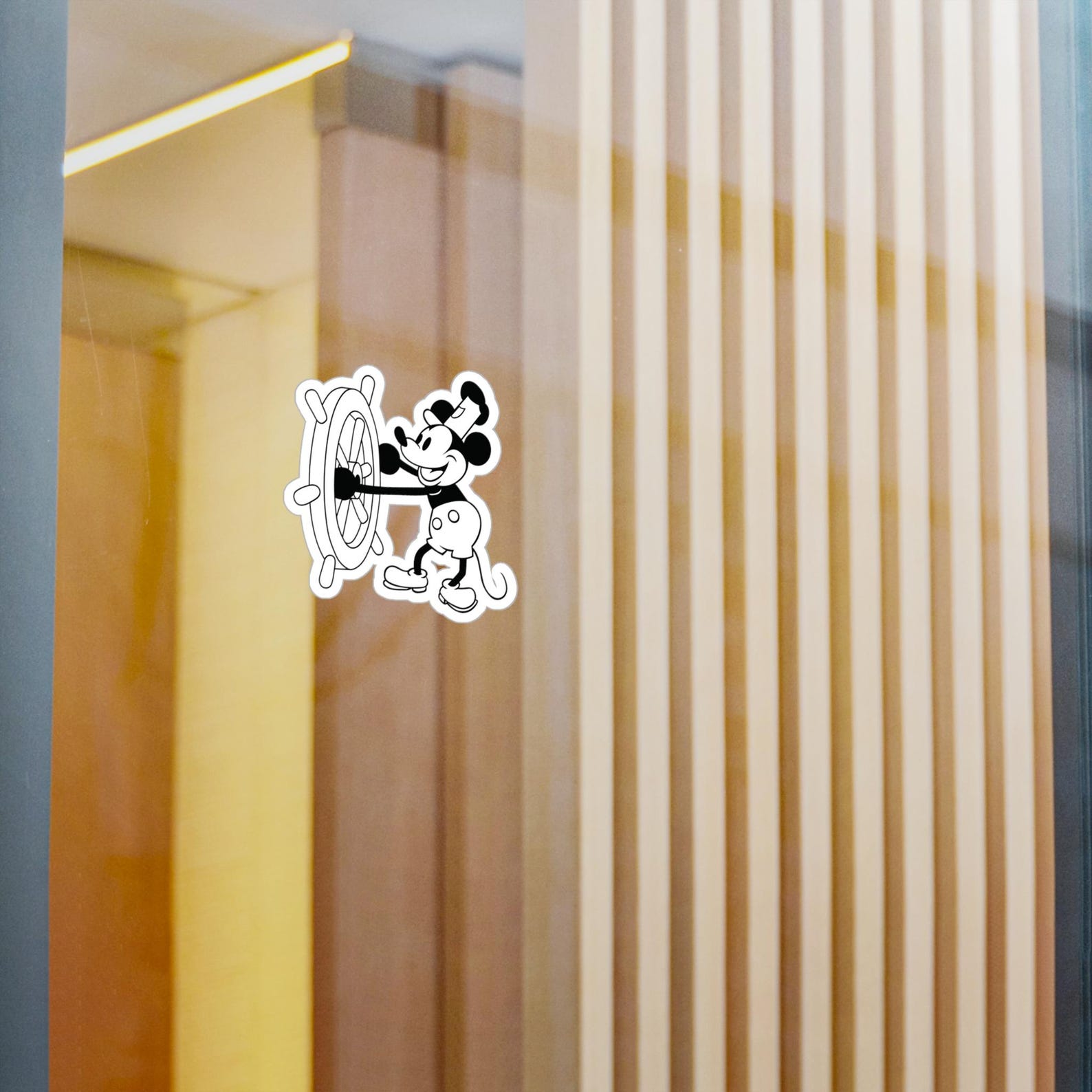 Steamboat Willie Waterproof Sticker/decal - High-quality White Vinyl ...