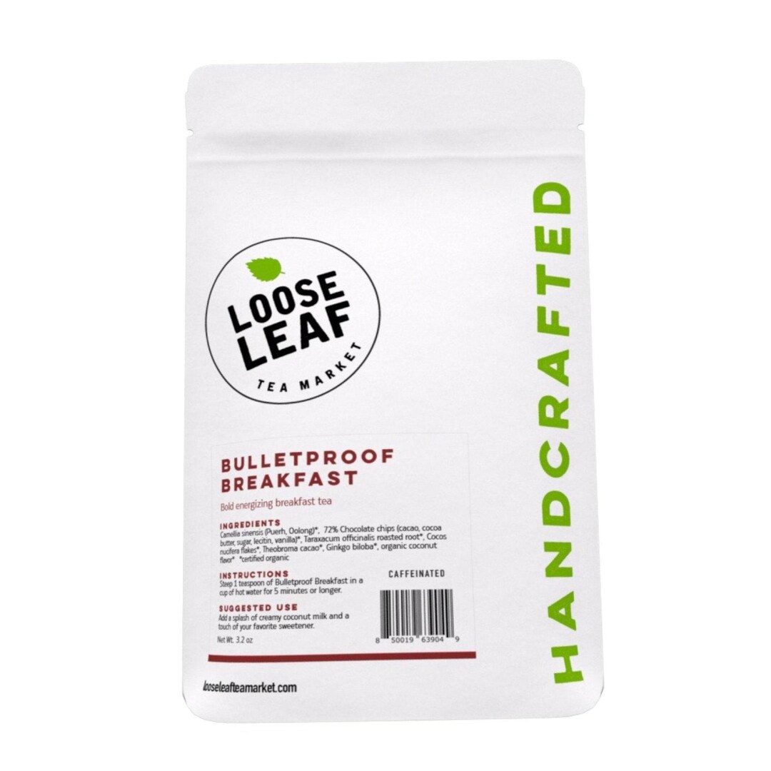 Bulletproof Breakfast Morning Organic Tea Blend-transition From Coffee ...