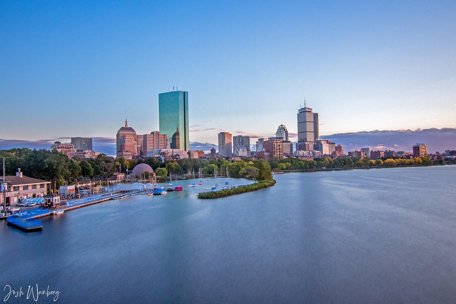 Stunning Boston Skyline Daylight Print, Boston Photography for Home ...