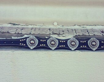 Concho dog collar | Etsy