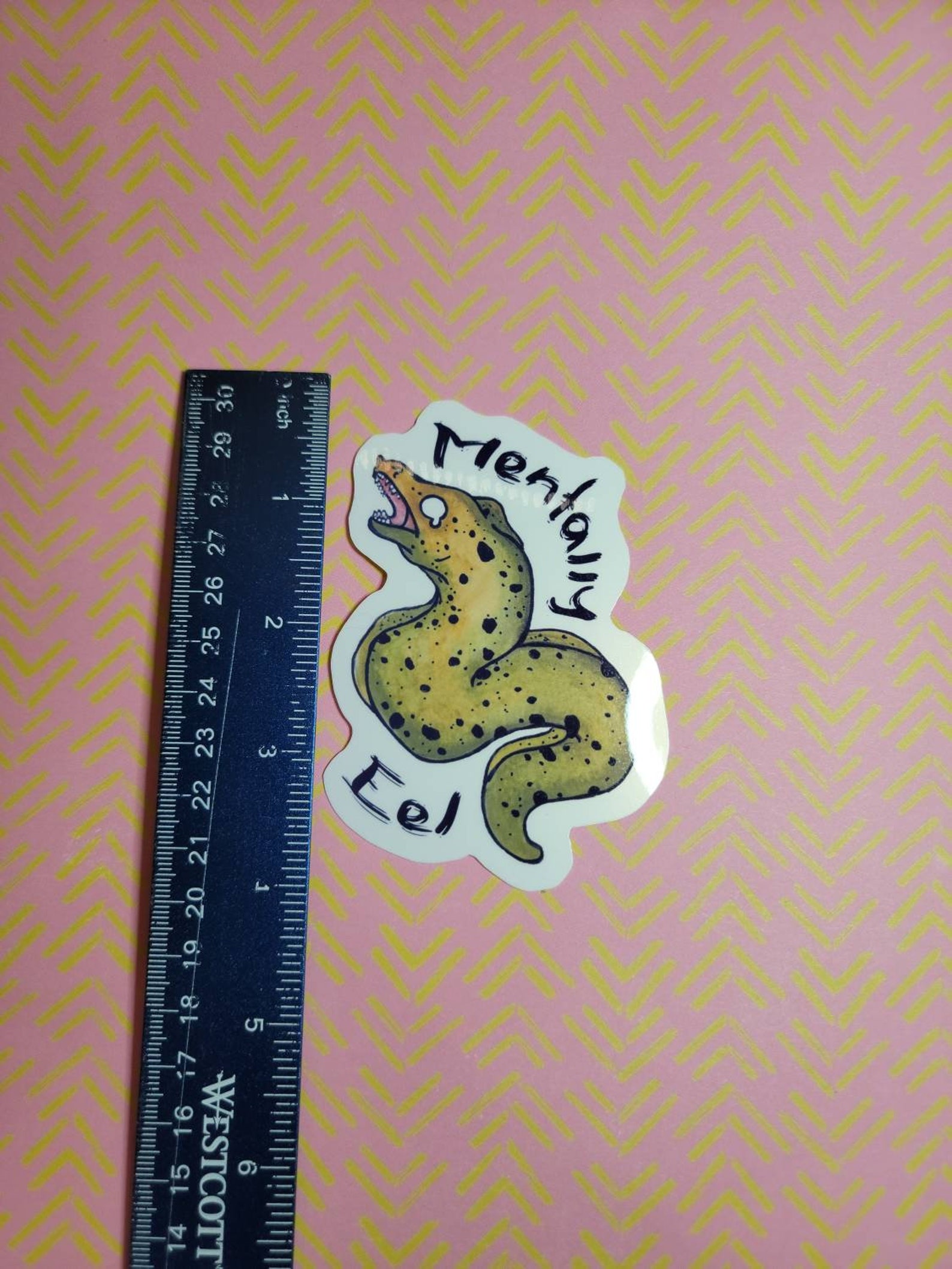 Mentally Eel Sticker - Etsy
