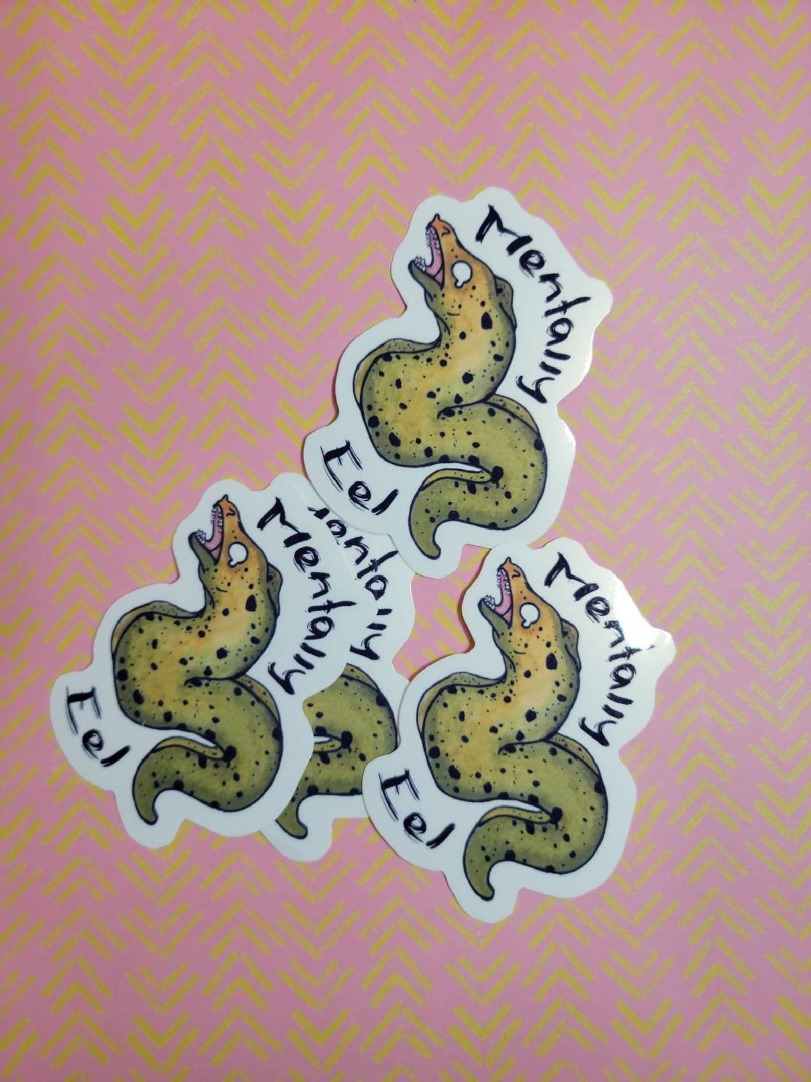 Mentally Eel Sticker - Etsy