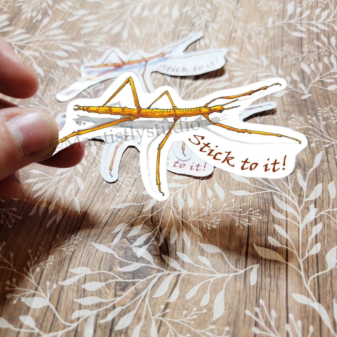 Stick to It! Vinyl Sticker - Etsy