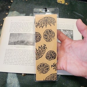 Isopod Bookmark - Block Print, Each One is Unique! - Etsy