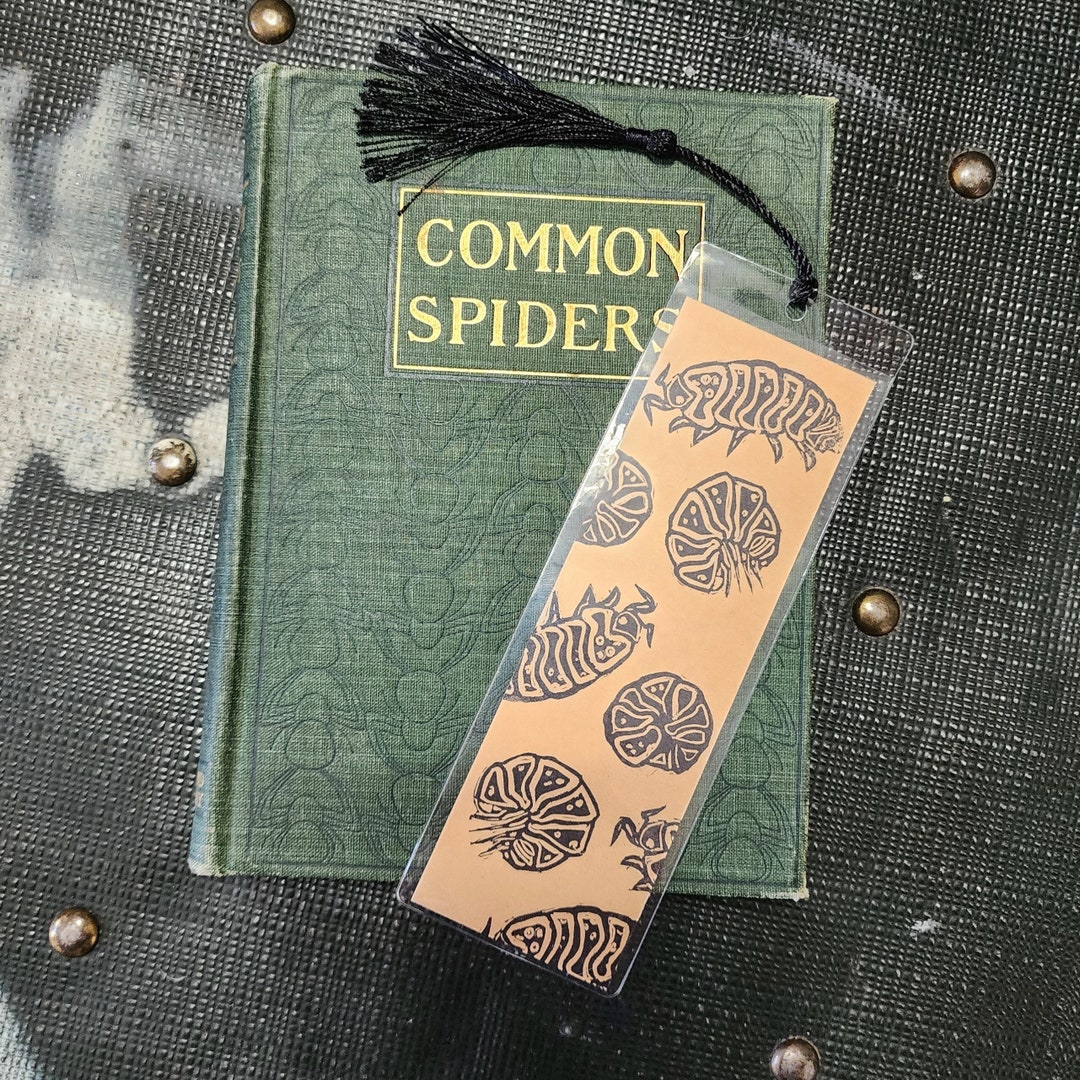 Isopod Bookmark - Block Print, Each One is Unique! - Etsy