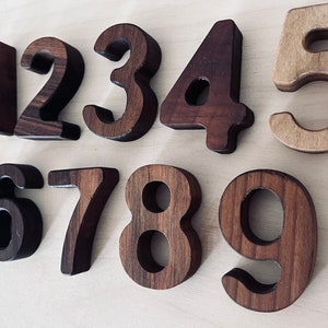 Wooden Numbers , Wooden Counting Numbers, Counting Toys, Educational ...