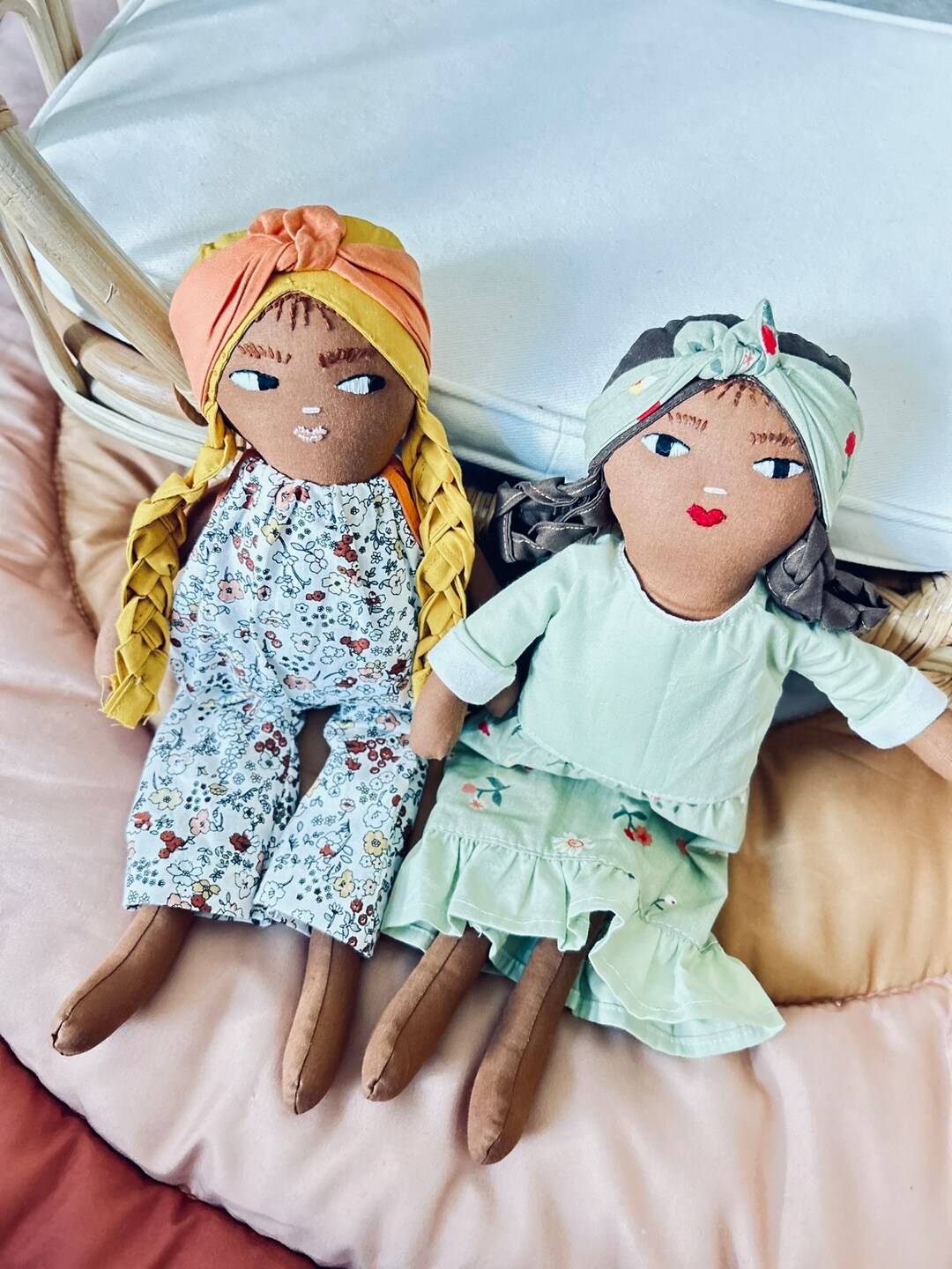 Linen Doll, Handmade African American Doll - Etsy