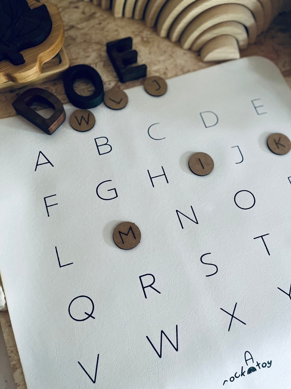 Alphabet Mat Alphabet Practice Learn Alphabet Matching Letter Game ...