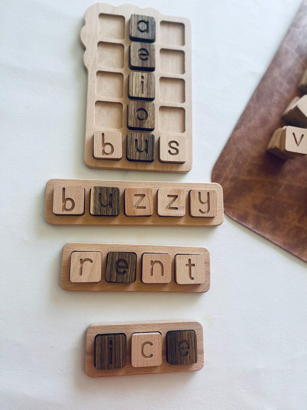 CVC Board, Word Building, Montessori CVC Board, Learning to Write ...