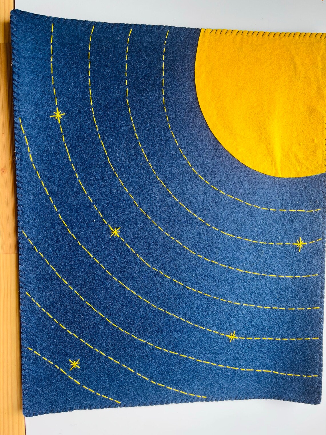 Felt Planets Felt Solar System Stuffed Planets Felt Play - Etsy