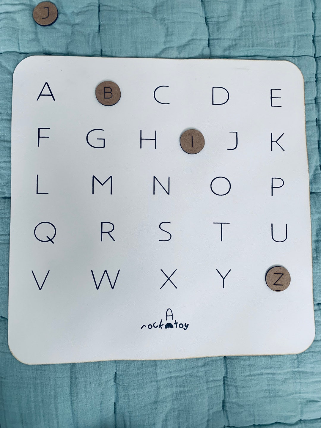 Alphabet Playmat, Learning Letters, Alphabet Letters Mat, Educational ...