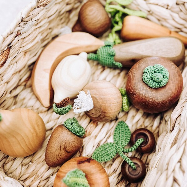 Pretend Play Wood Food - Etsy
