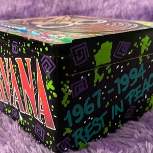 Kurt Cobain Hand Painted Cigar Box - Etsy