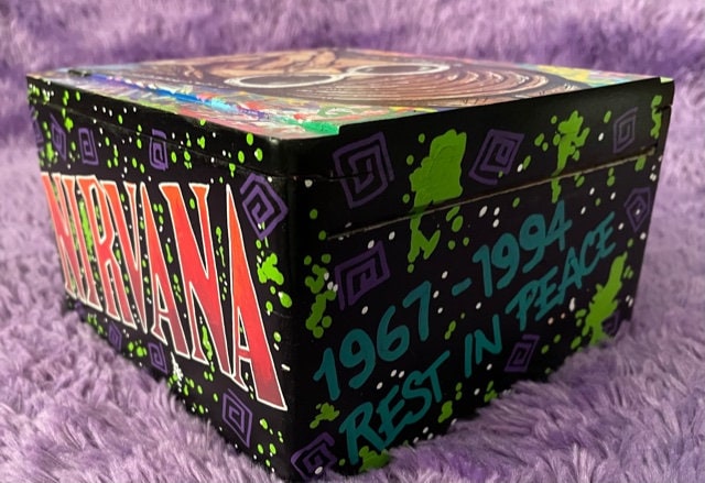 Kurt Cobain Hand Painted Cigar Box - Etsy