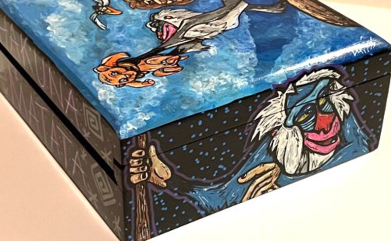 Lion King Themed Custom Hand Painted Cigar Box - Etsy