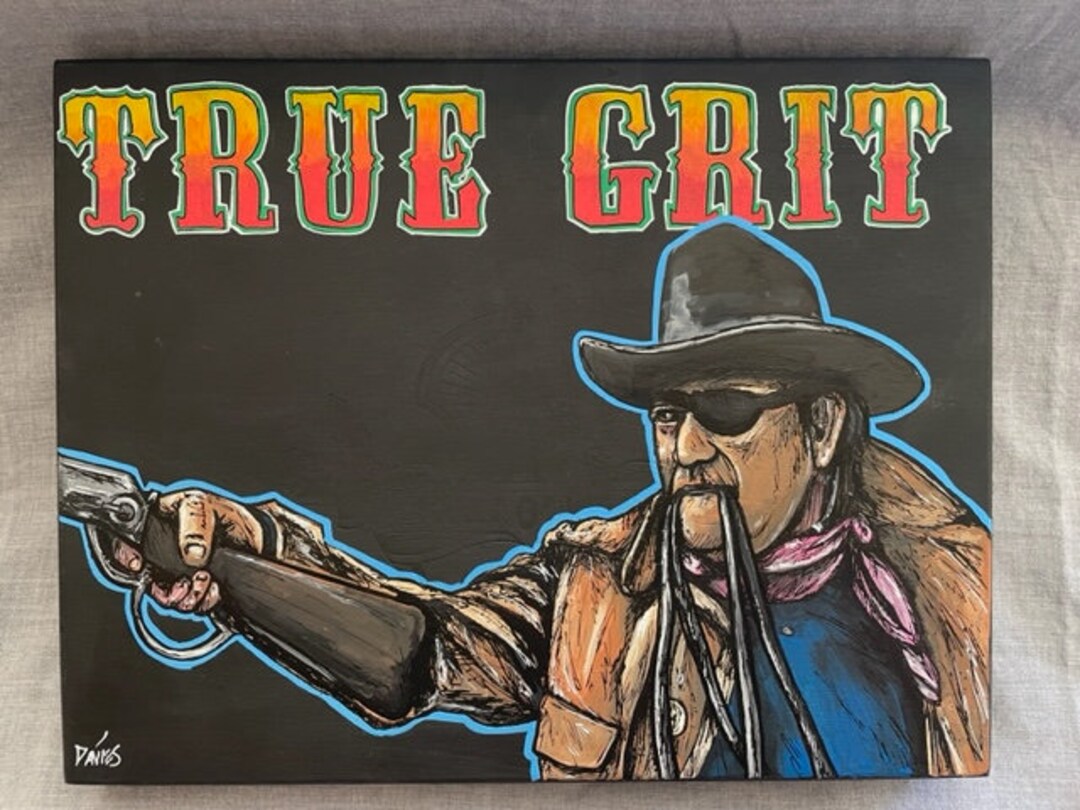 True Grit Themed Custom Hand Painted Cigar Box - Etsy