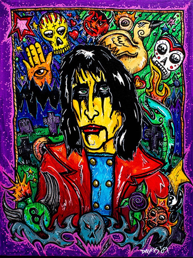 Alice Cooper I Art Print - Etsy