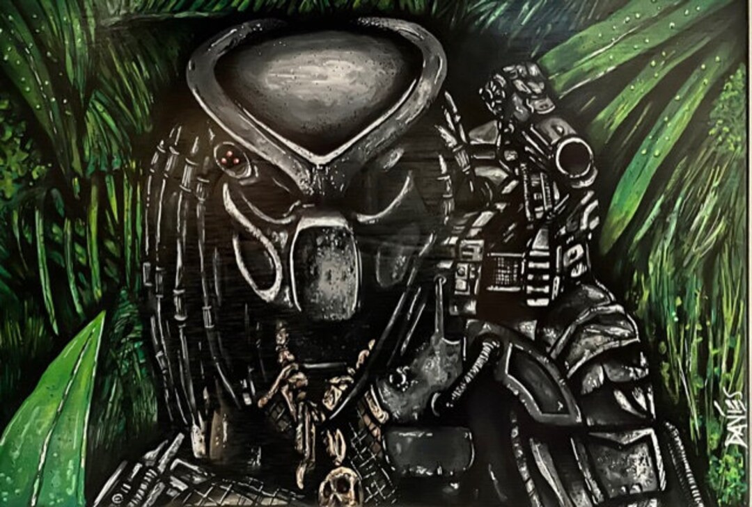 Predator Custom Hand Painted Cigar Box - Etsy