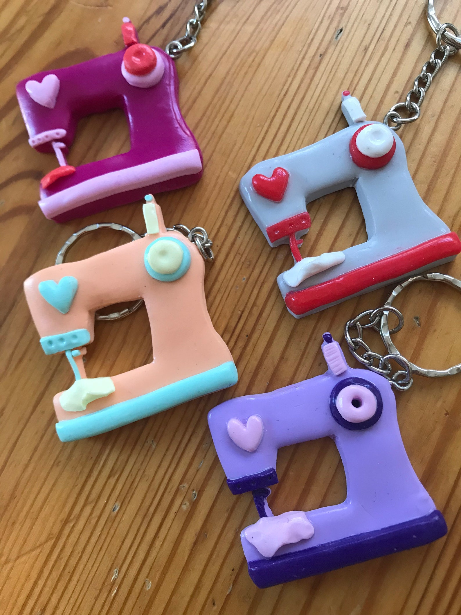 Sewing Machine Keyring - Etsy