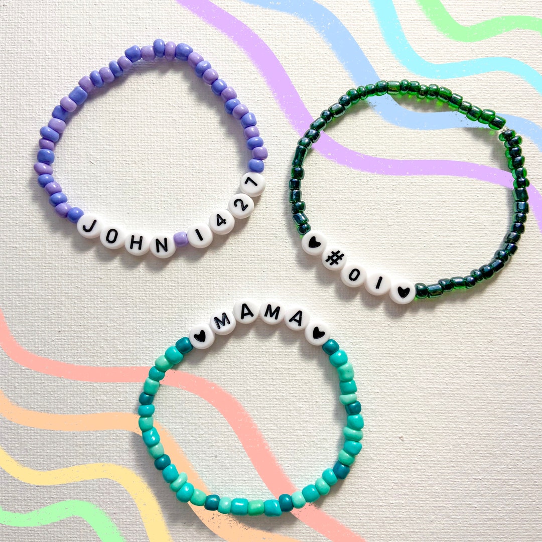 Custom Bracelets Customizable Friendship Bracelets Girls - Etsy