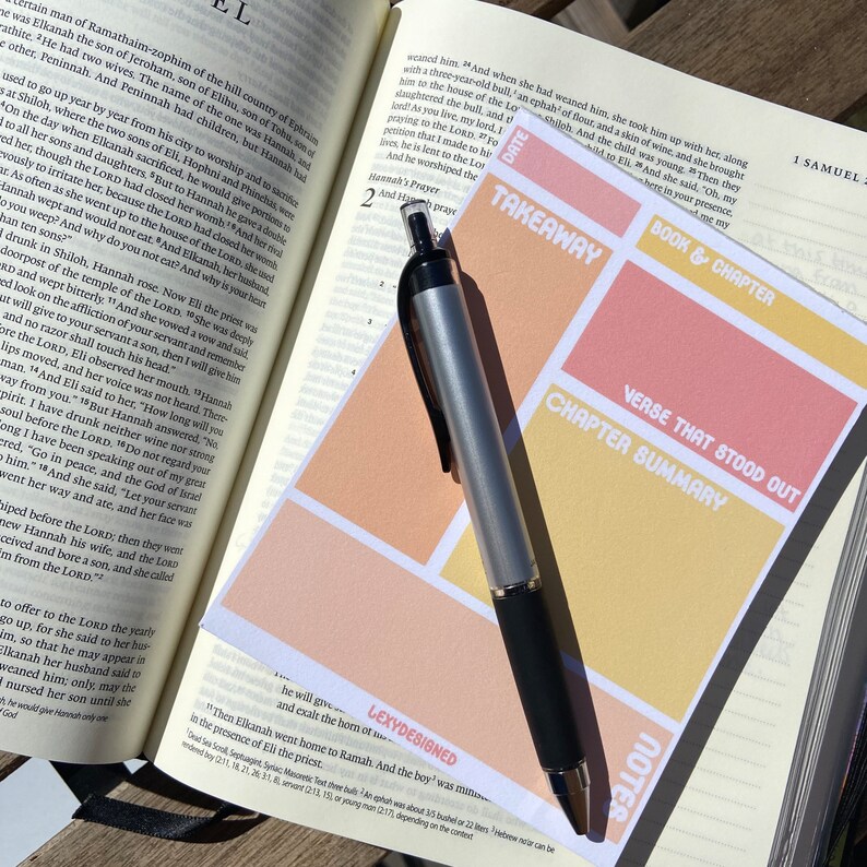 Bible Study Notepad Notepad for Bible Study Gift for Teens - Etsy