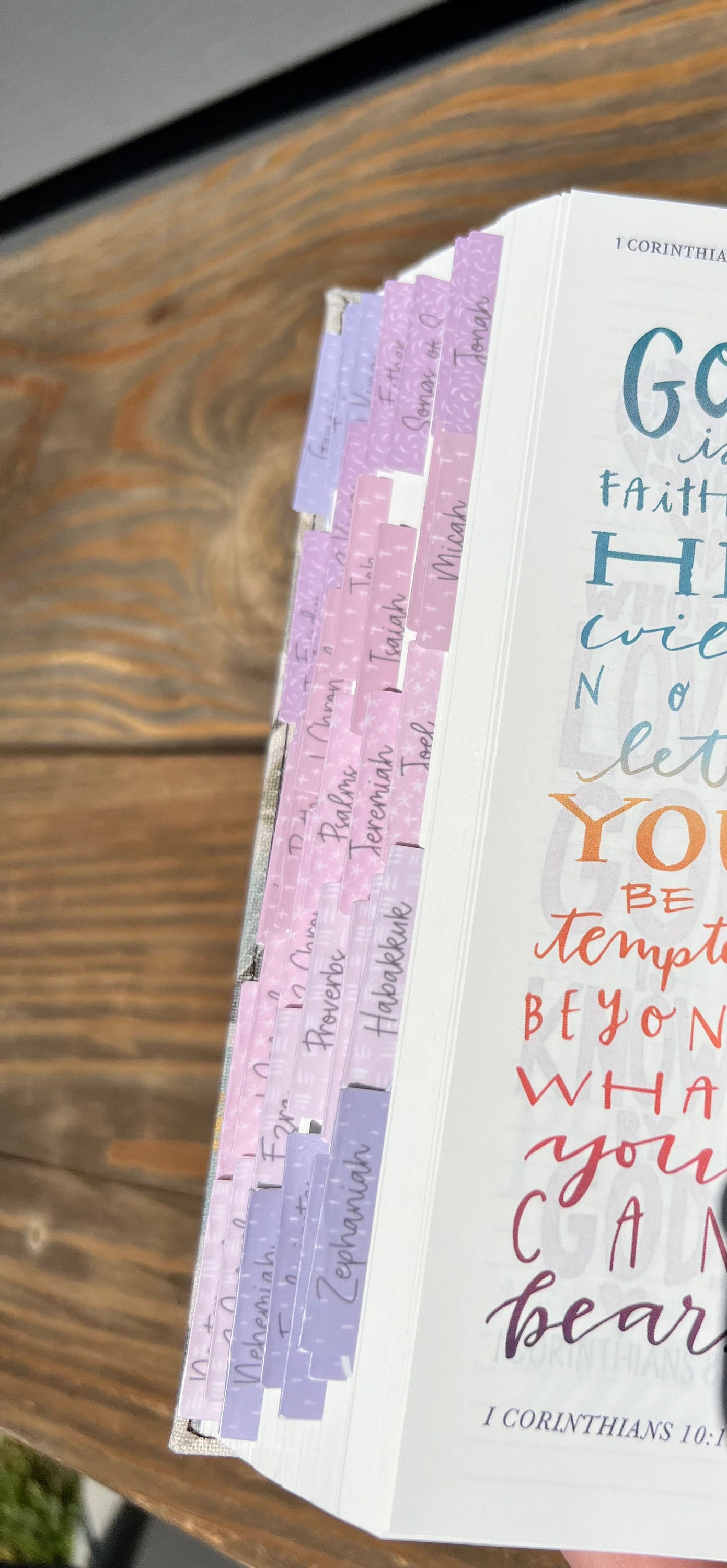 Ruth Bible Tabs, Pink Bible Tabs, Purple Bible Tabs, Bible Tabs for Her ...