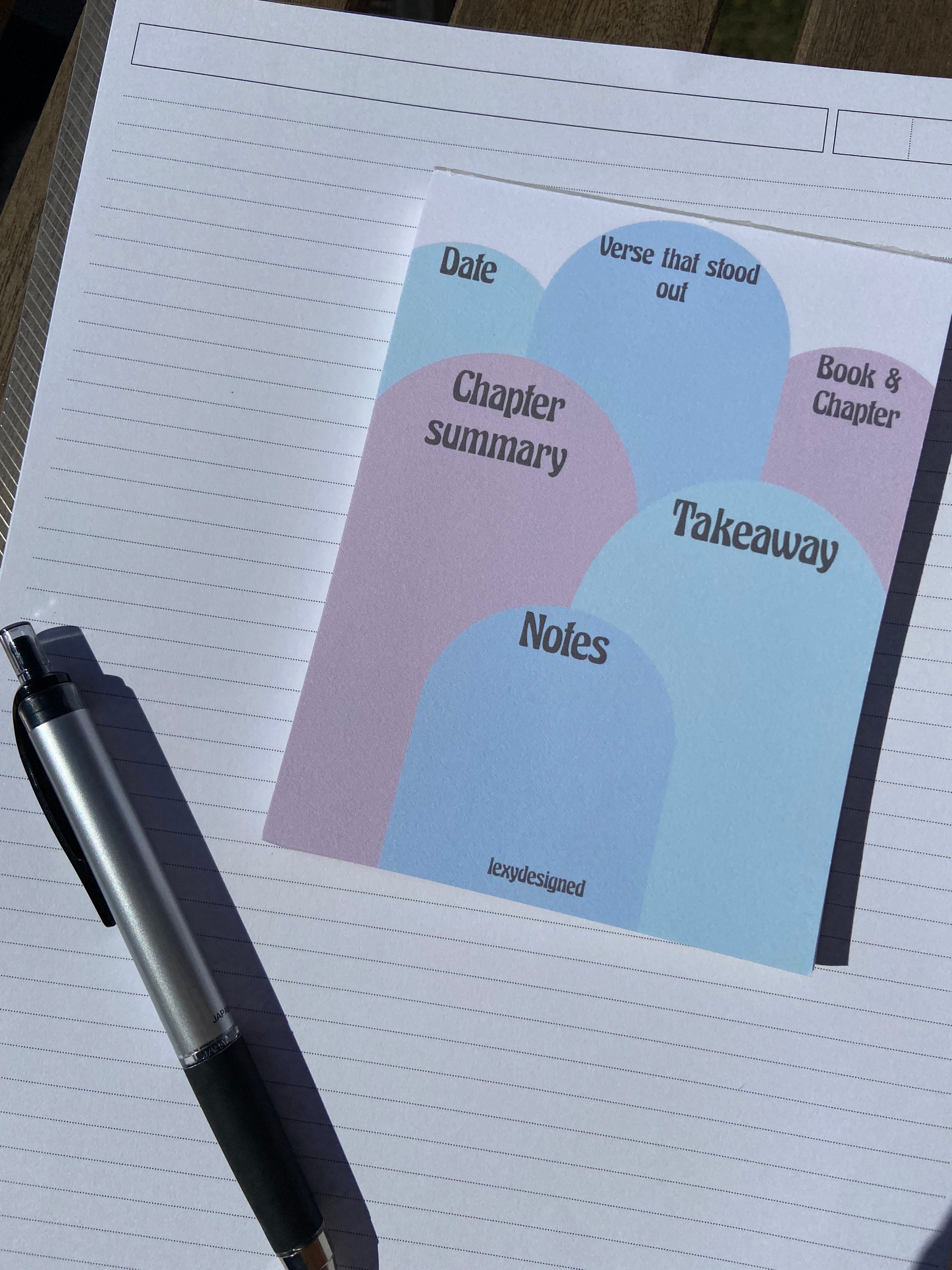 Bible Study Notepad, Notepad for Bible Study, Gift for Teens, Faith ...