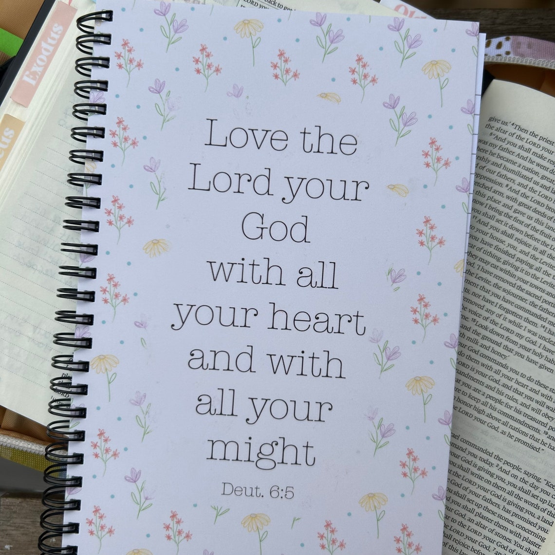 Deuteronomy Journal, Bible Verse Journal, Journal for Bible Study ...