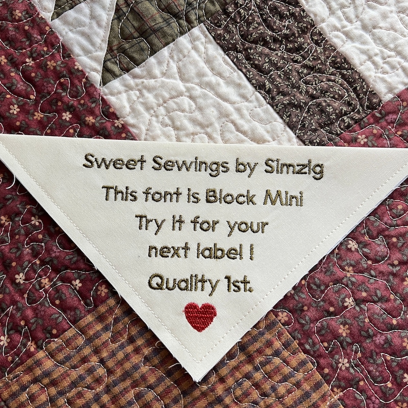 Custom Quilt Labels - Etsy