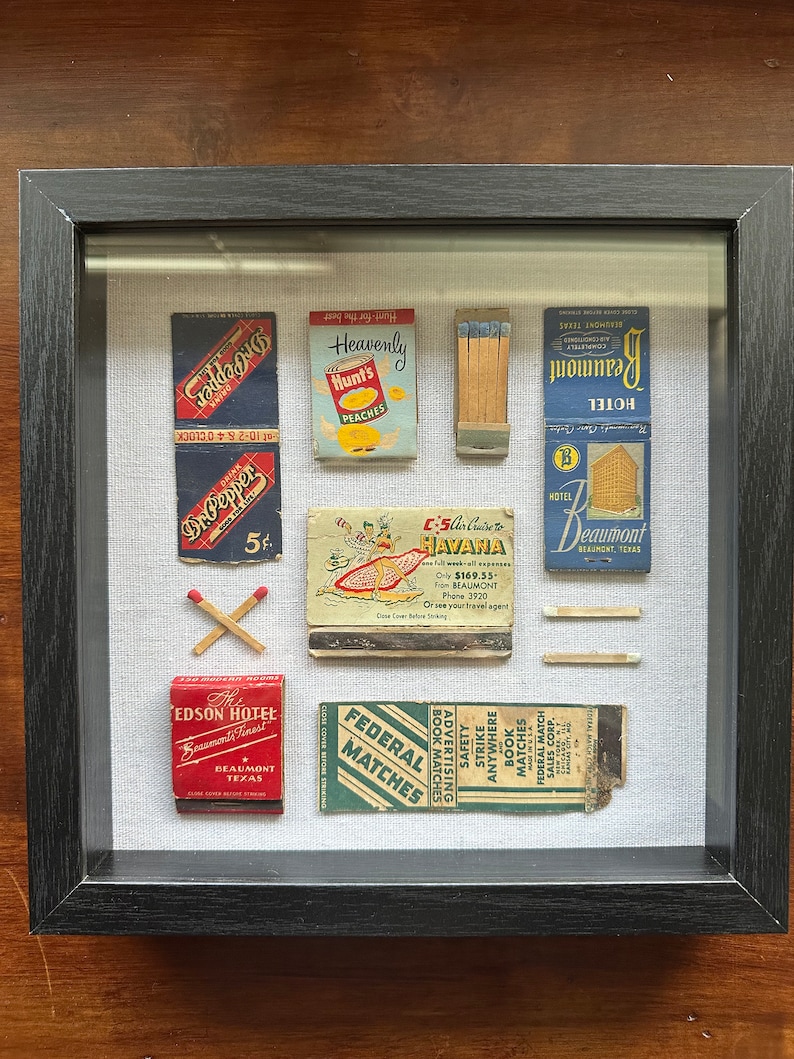 Vintage Matchbook Art - Etsy