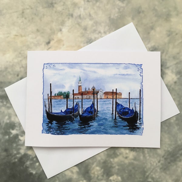 Venice Birthday Card - Etsy