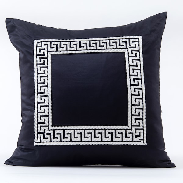Greek Key Pillow - Etsy