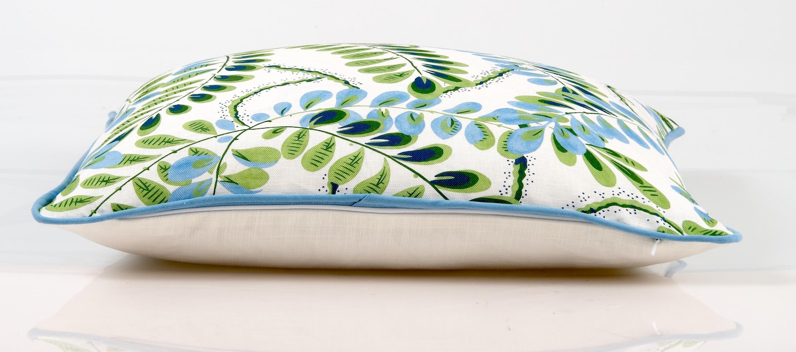 Thibaut Augusta Pillow Cover in Blue and Green, Green Accent Pillow ...