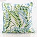 Thibaut Augusta Pillow Cover in Blue and Green, Green Accent Pillow ...