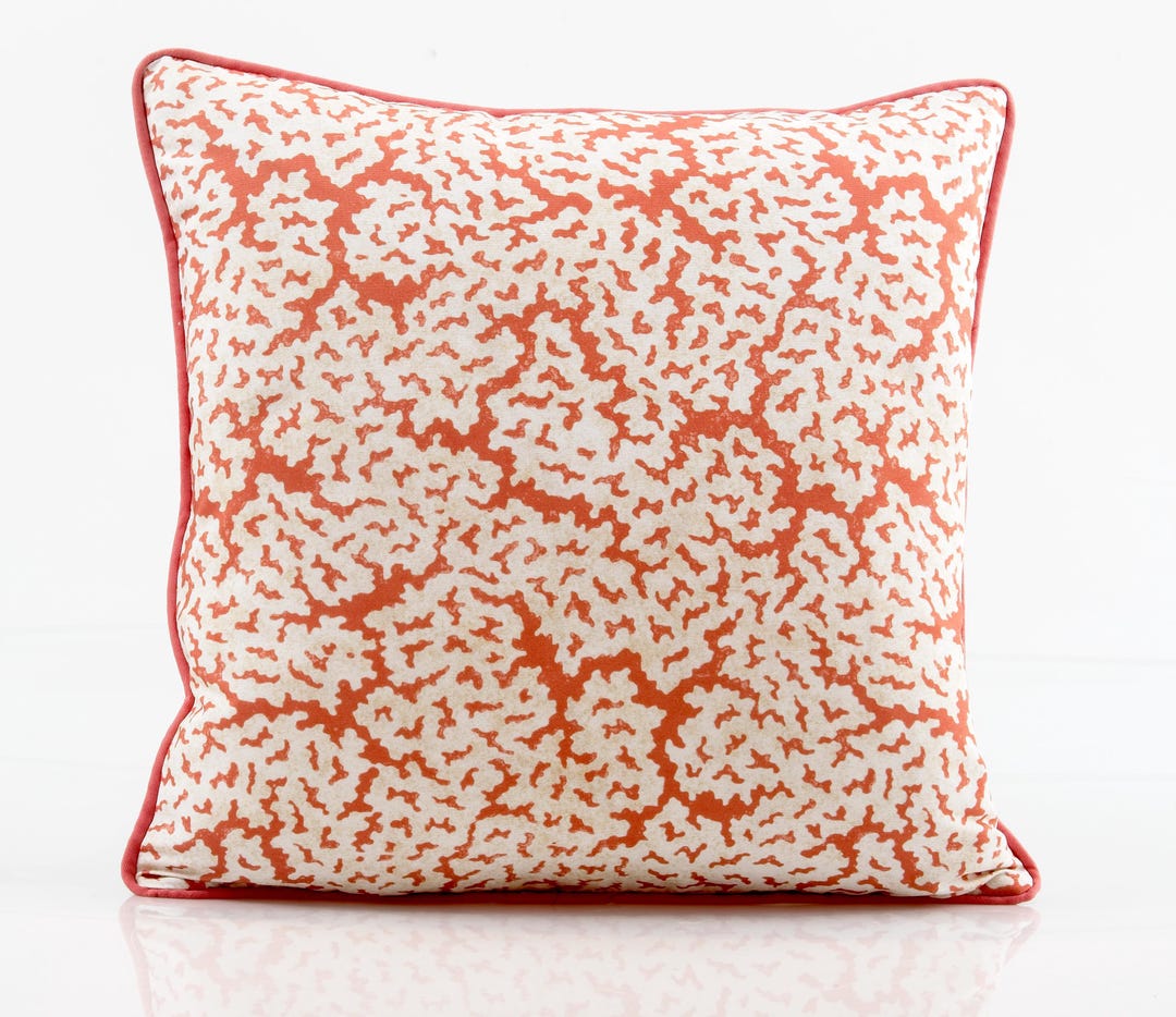 Thibaut Maldives Coral Pillow Cover: Anna French Design, Contemporary ...