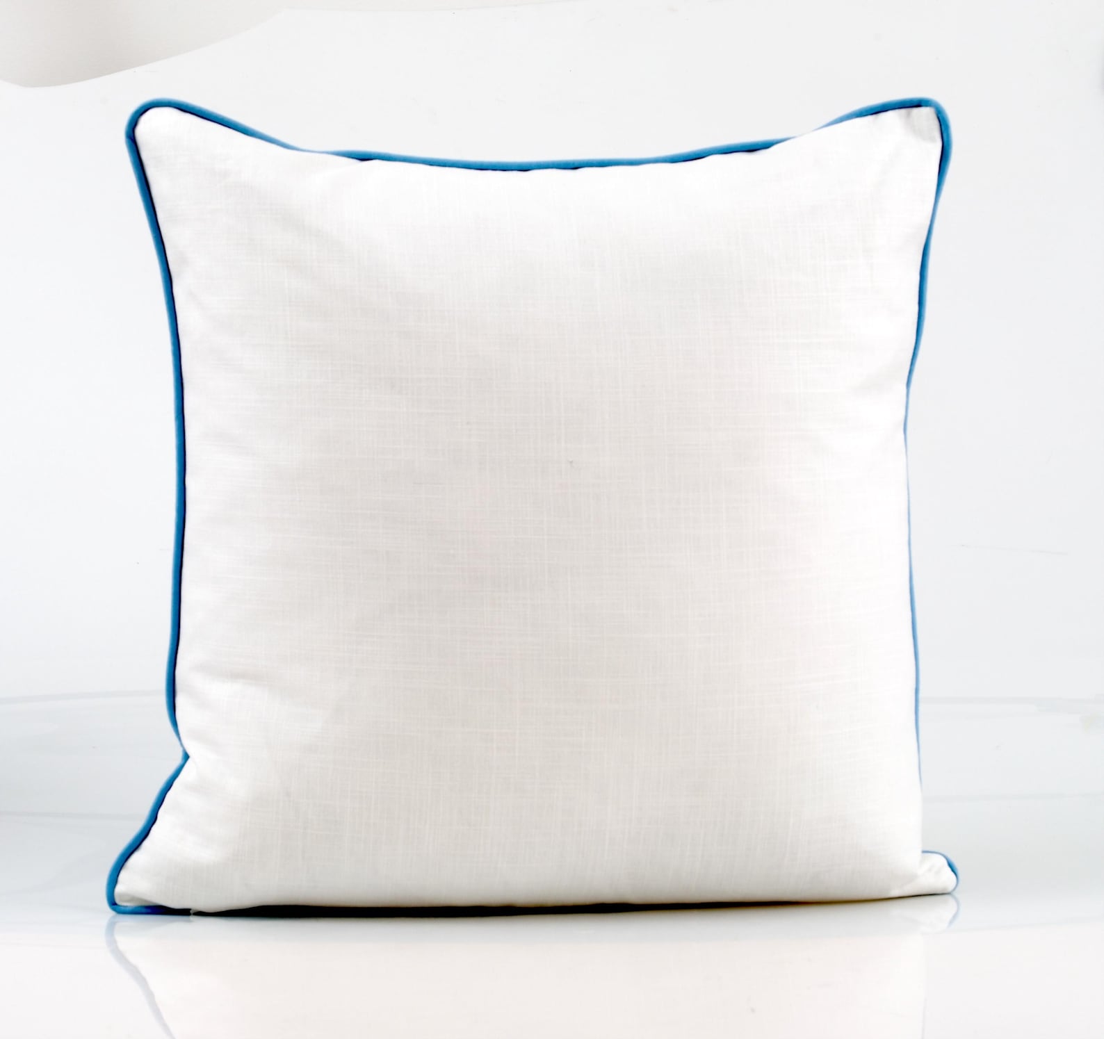 Thibaut Augusta Pillow Cover in Blue and Green, Green Accent Pillow ...