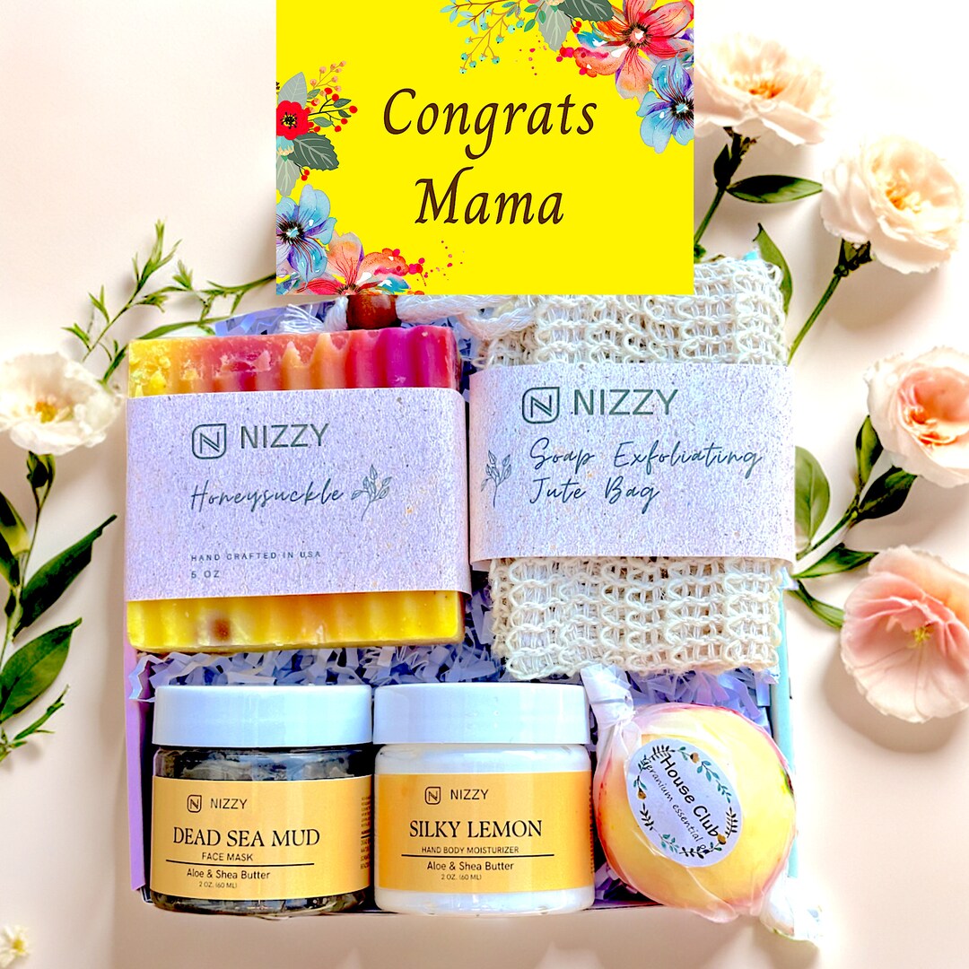 New Mom Gift Set, Postpartum Self-care Spa Gift Box, Pamper Gift Box ...