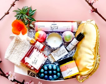 SPA & RELAXATION Spa Gift Box for Women, Birthday Pamper Hamper Gift ...