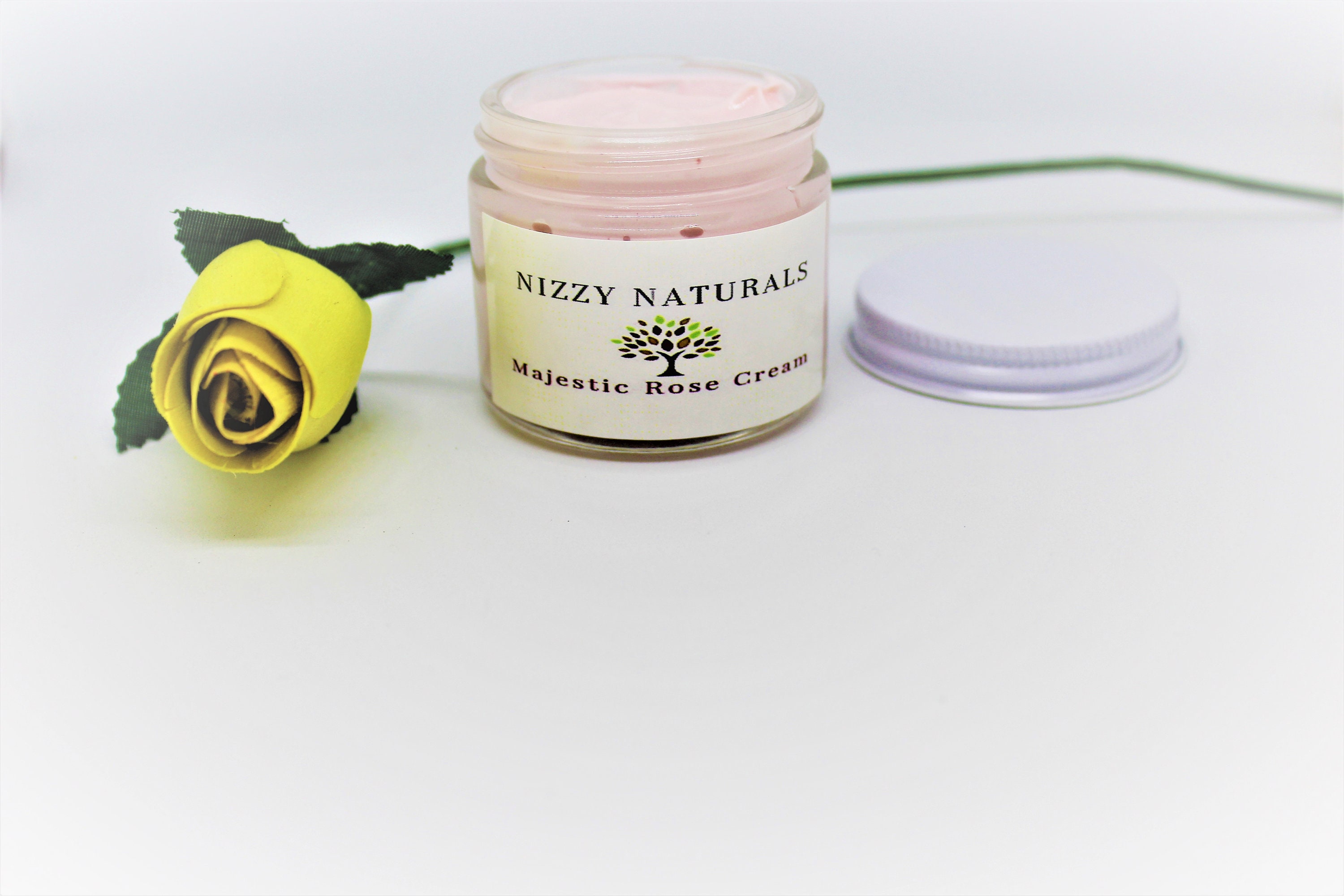 Natural Rose Face Cream Anti Aging Wrinkles Rose Water Rose Essential ...
