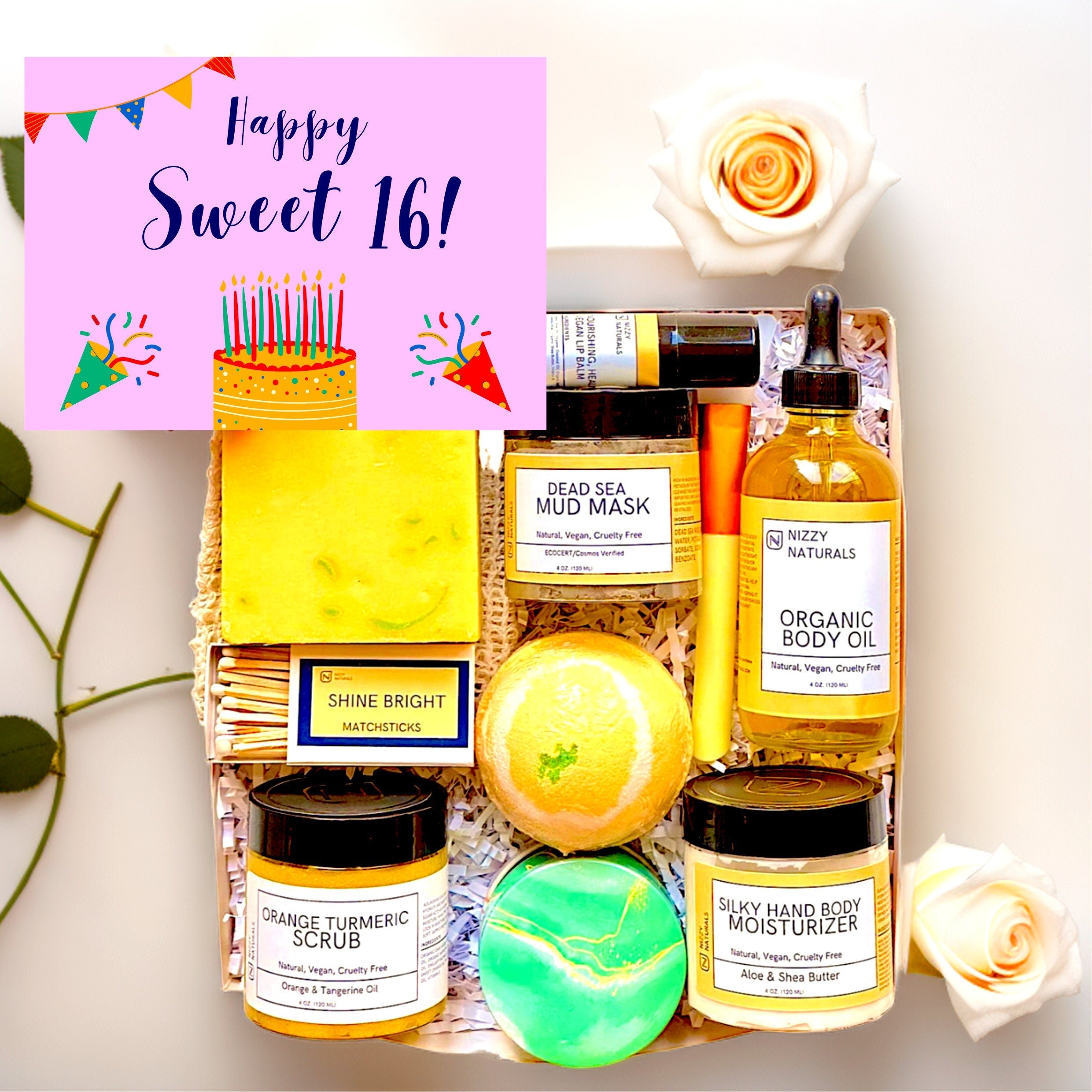 16th Birthday Gift Box Girls Birthday Gift for Teen Daughter 16th Birthday Present Gift Basket for Teenage Girl Birthday Gift For Niece