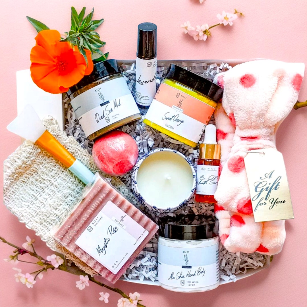 Handcrafted Vegan Spa Gift Box: Relaxation Pamper Set - Etsy