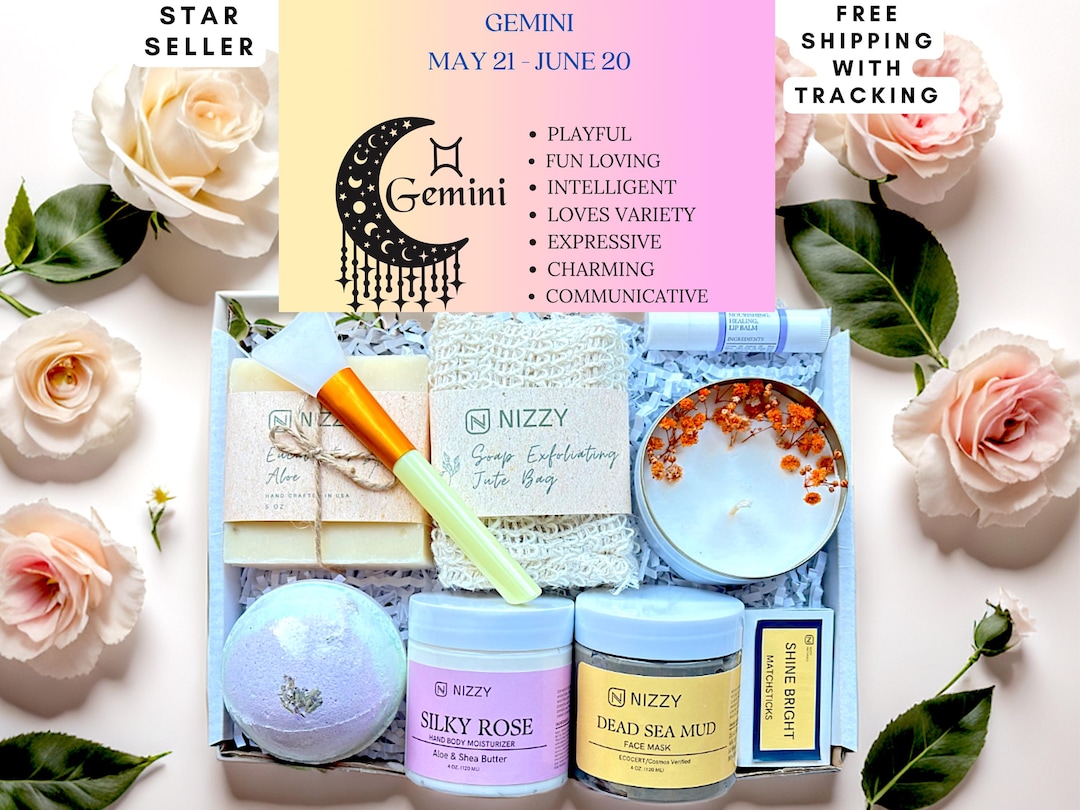 Zodiac Star Sign Spa Gift Box: Personalized Astrology Self-care Set - Etsy