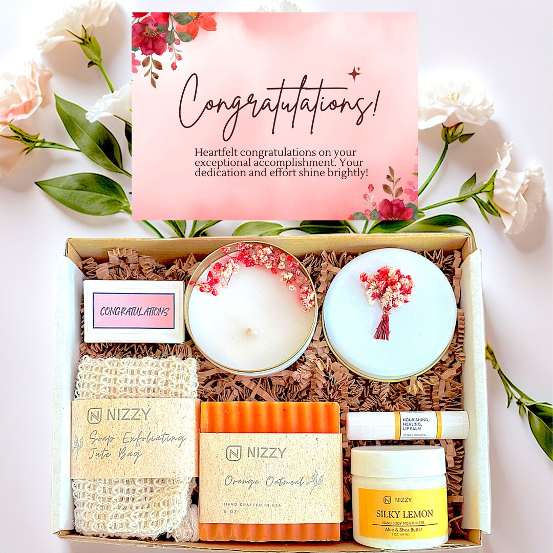 Congratulations Gift Basket, Congrats Gift for Her, Congrats on Your ...